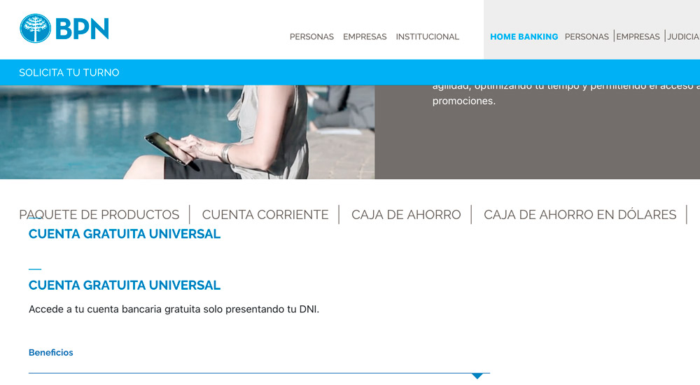 Cuenta Gratuita Universal de Bpn | Análisis y Condiciones | Bancos.life