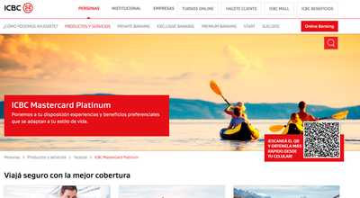 ᐈ Tarjeta de crédito MasterCard Platinum ICBC | 💳 Análisis y ...